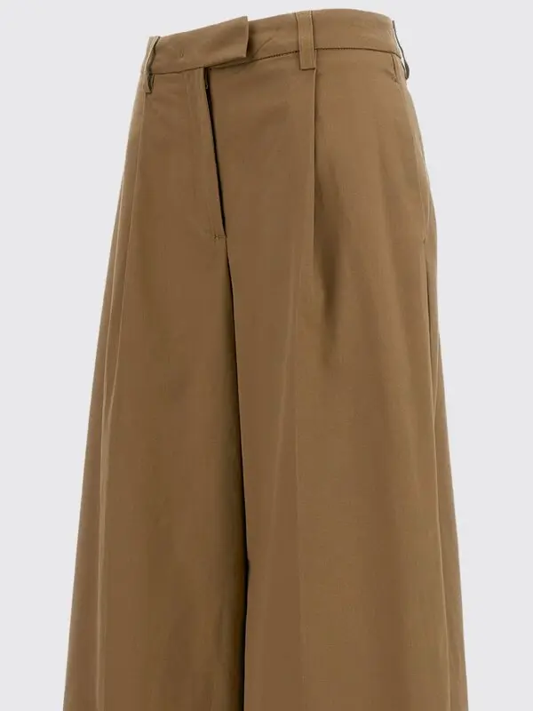 THELATEST Wide Leg Stretch Cotton Trousers