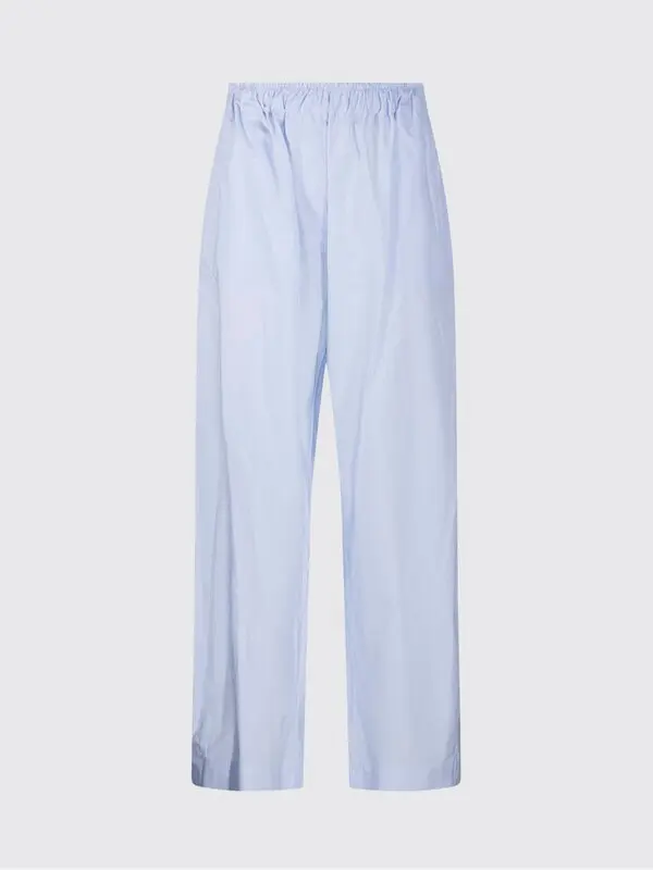 THELATEST Wide Leg Stretch Cotton Trousers
