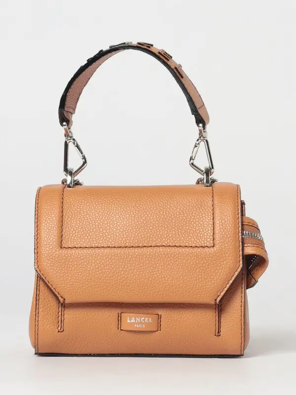 LANCEL Leather Mini Bag - Camel