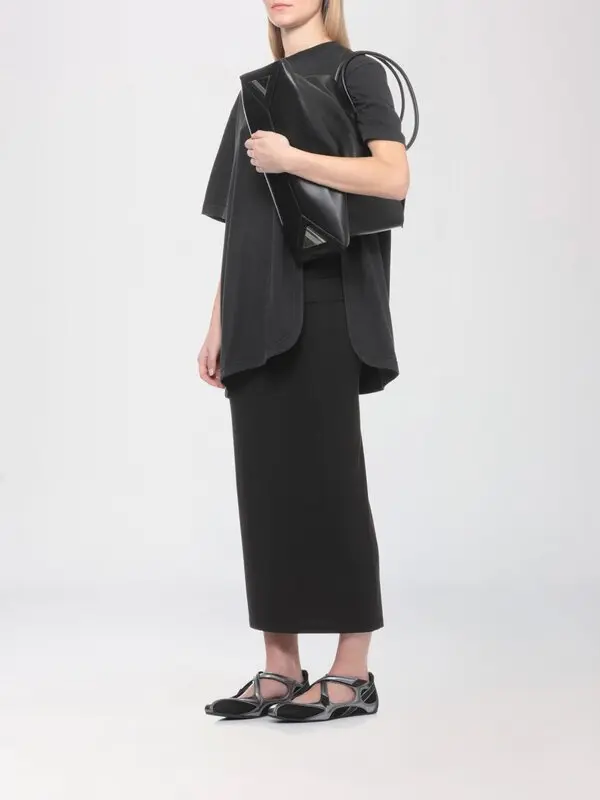 Attico Cotton Jersey Midi Pencil Skirt