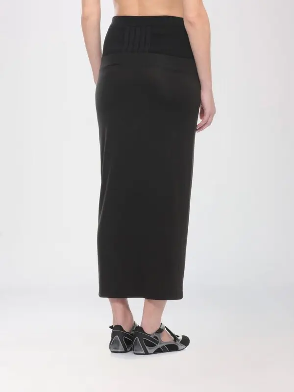 Attico Cotton Jersey Midi Pencil Skirt
