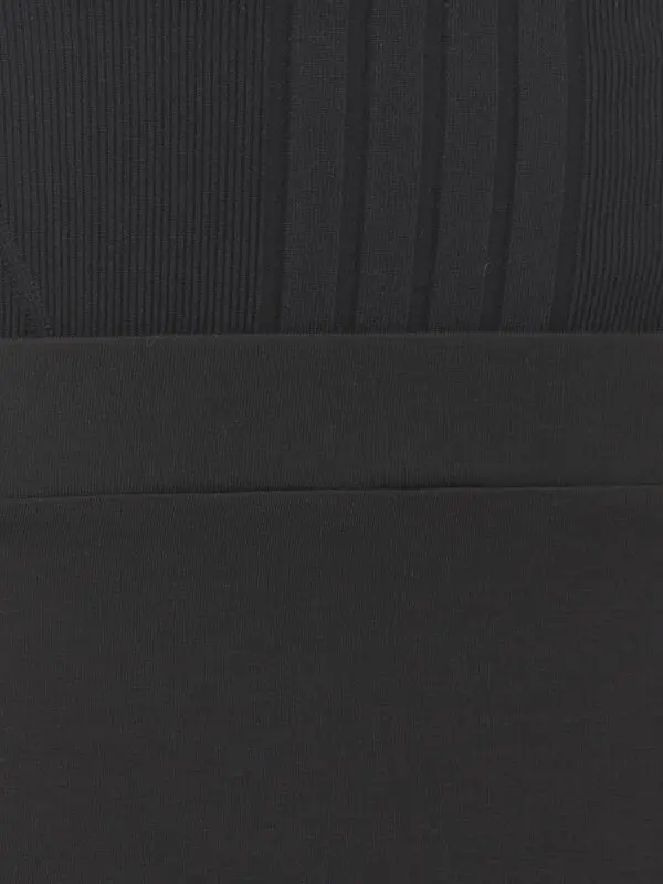 Attico Cotton Jersey Midi Pencil Skirt