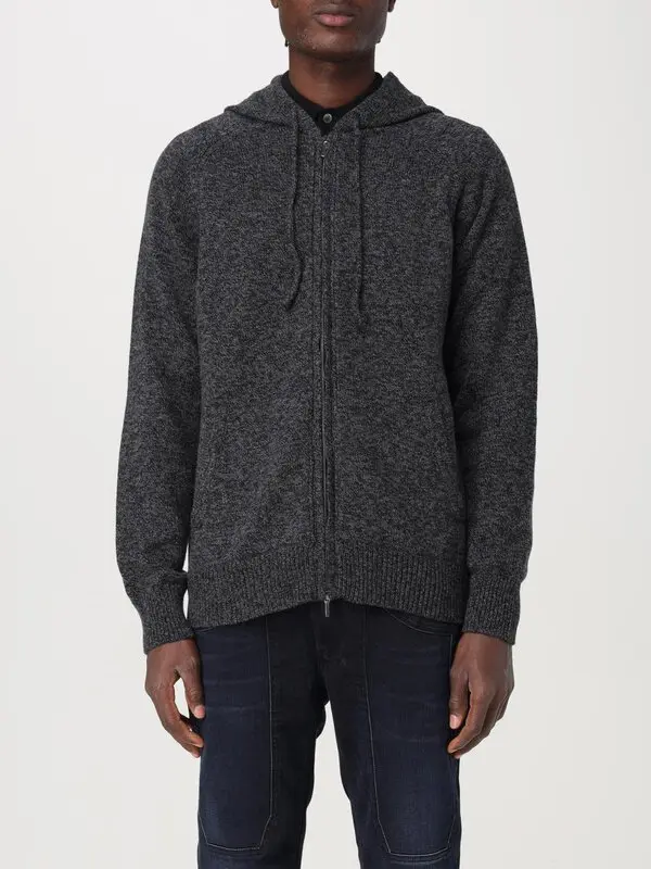XC Zip-up Hooded Knit - Charcoal