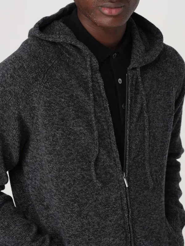 XC Zip-up Hooded Knit - Charcoal