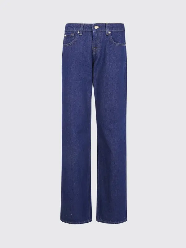 7 For All Mankind Low Straight Denim Jeans