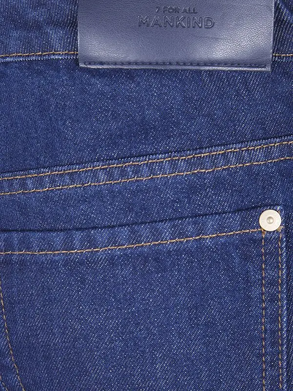 7 For All Mankind Low Straight Denim Jeans