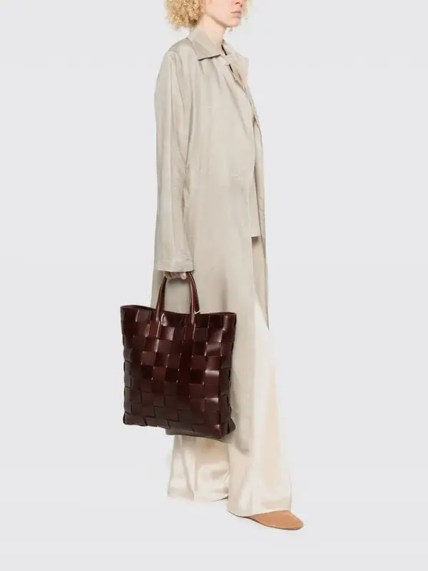 Dragon Diffusion Braided Leather Pino Bag - Burnt