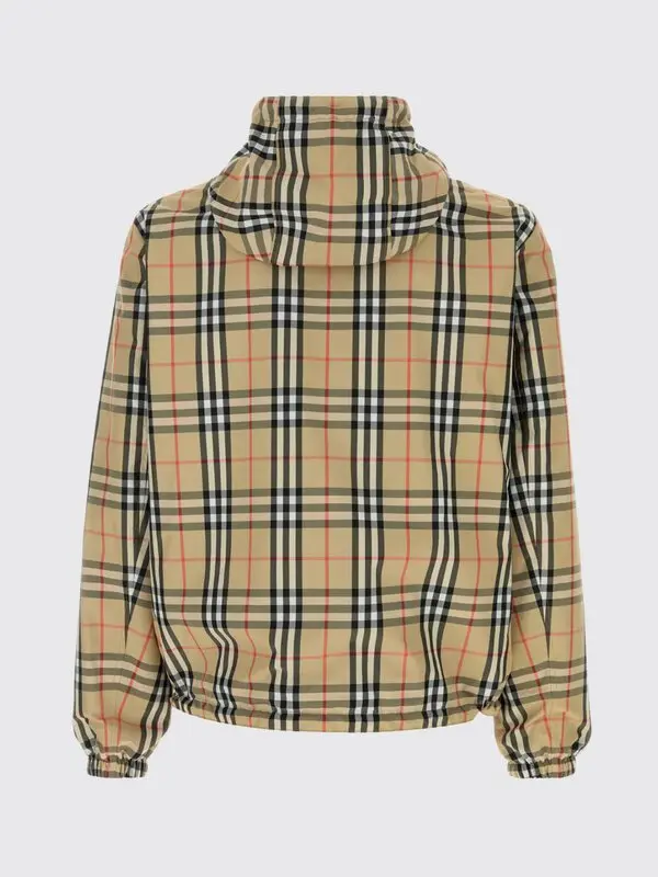 Burberry Check Polyester Hooded Jacket