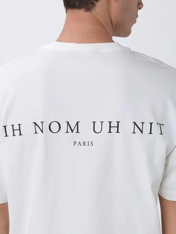 IH NOM UH NIT Printed Cotton T-shirt - White