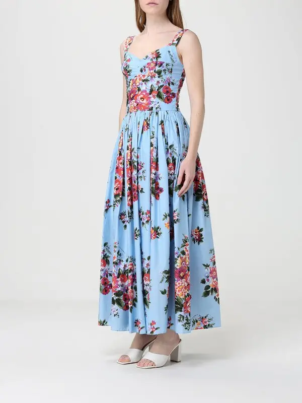 Dolce & Gabbana Printed Cotton Midi Dress