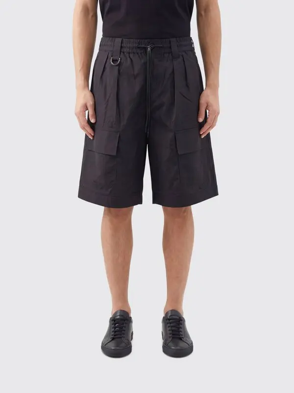 Y3 Cotton Blend Cargo Shorts