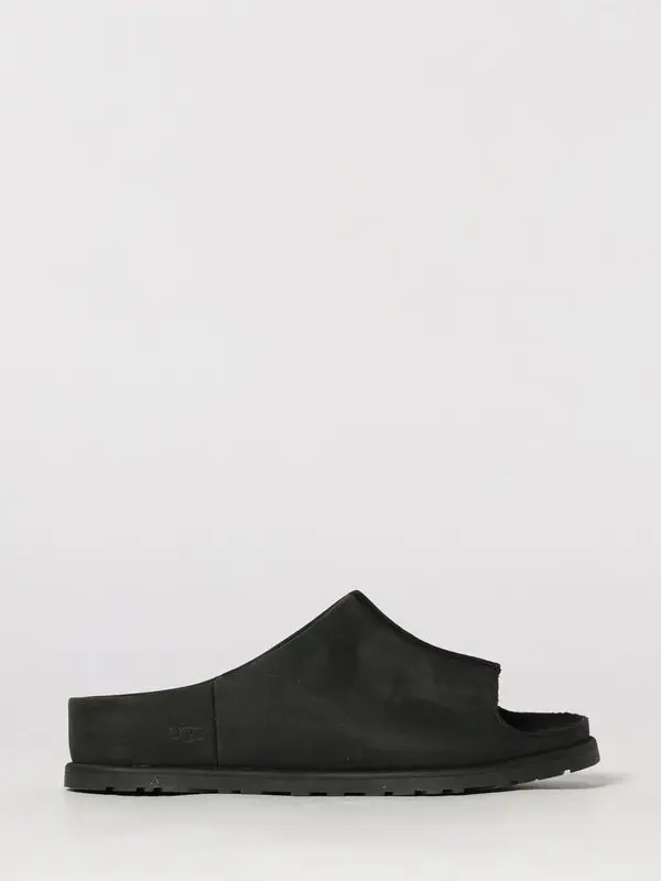 UGG Otzo Nubuck Sliders - Black