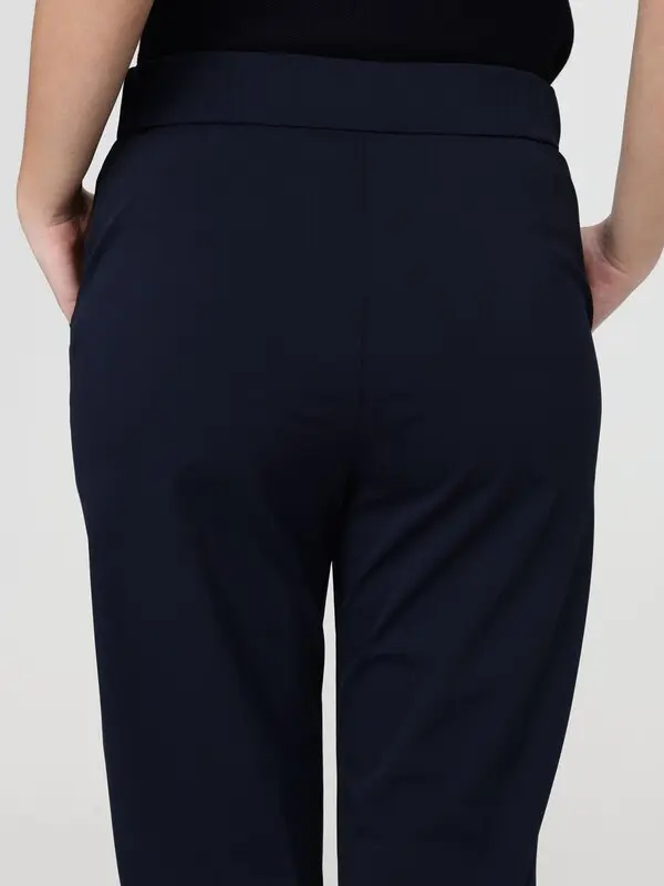 Max Mara Cropped Crepe Trousers - Blue