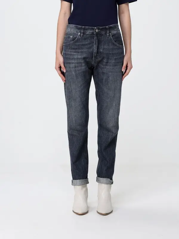 DONDUP Cotton Denim Slim Fit Jeans - Blue