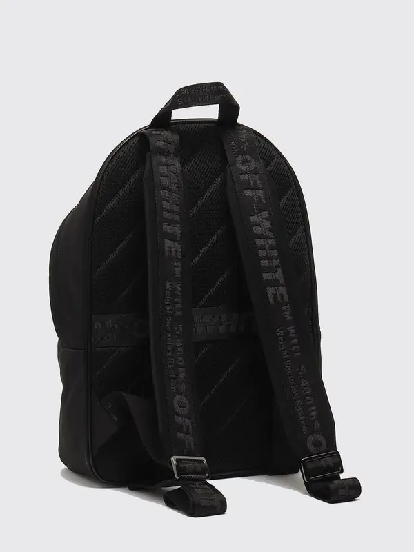 Off-White Nylon Backpack With Arrow Logo