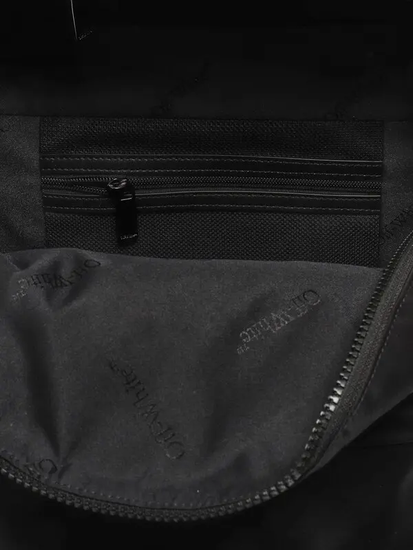 Off-White Nylon Backpack With Arrow Logo
