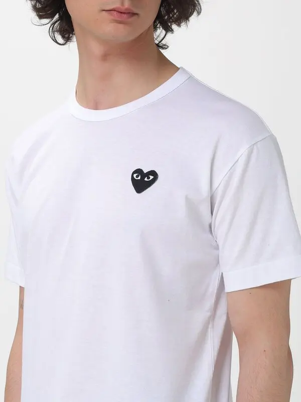 Play Comme Des Garcon Cotton T-shirt With Logo