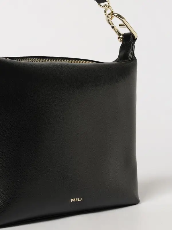 Furla Tonie Grained Leather Shoulder Bag