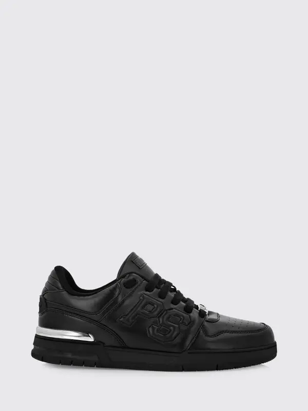 PLEIN SPORT Andrika Leather Sneakers - Black
