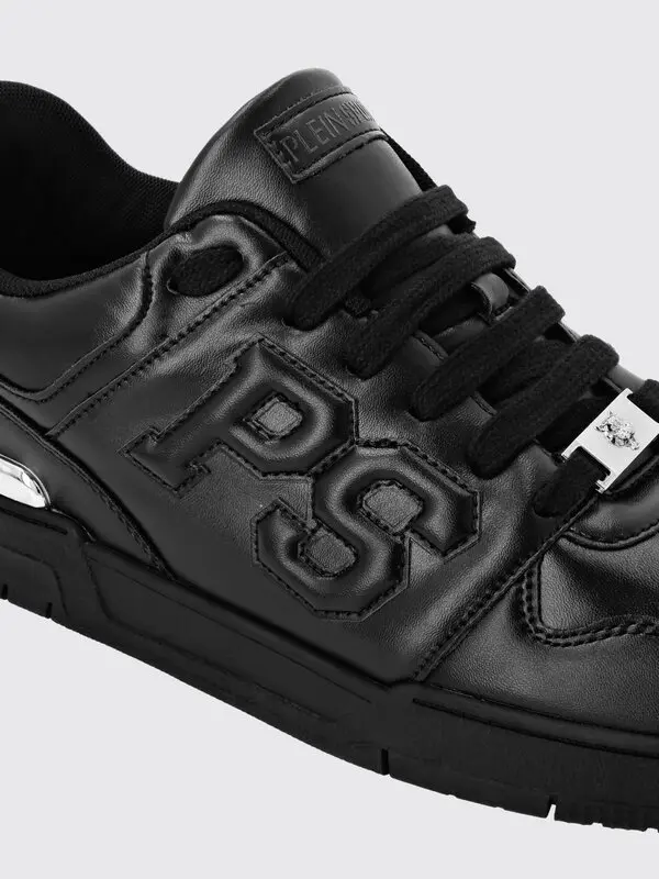 PLEIN SPORT Andrika Leather Sneakers - Black