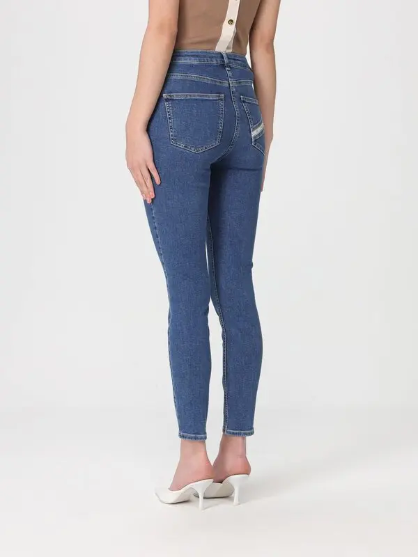 Elisabetta Franchi Slim Fit High Rise Denim Jeans