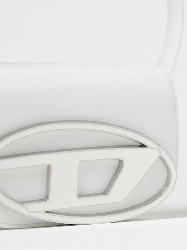 DIESEL® Mini Bag With Metal Detail - White