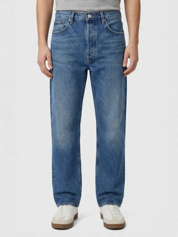 AGOLDE Cotton Straight Jeans - Denim