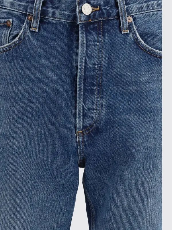 AGOLDE Cotton Straight Jeans - Denim