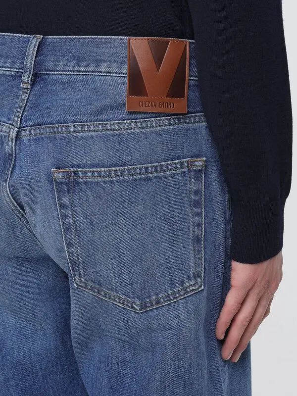 Valentino Garavani Cotton Straight Jeans