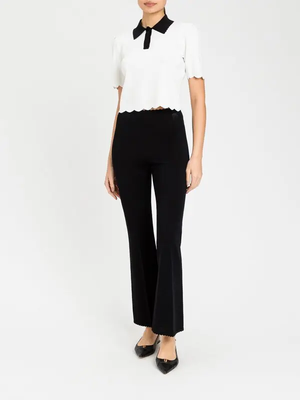 TWINSET Knitted Flared Trousers