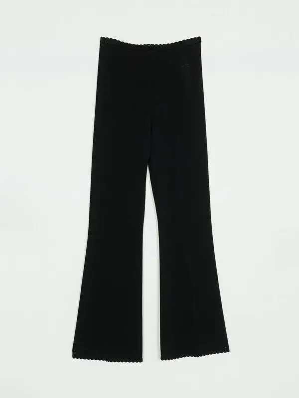 TWINSET Knitted Flared Trousers