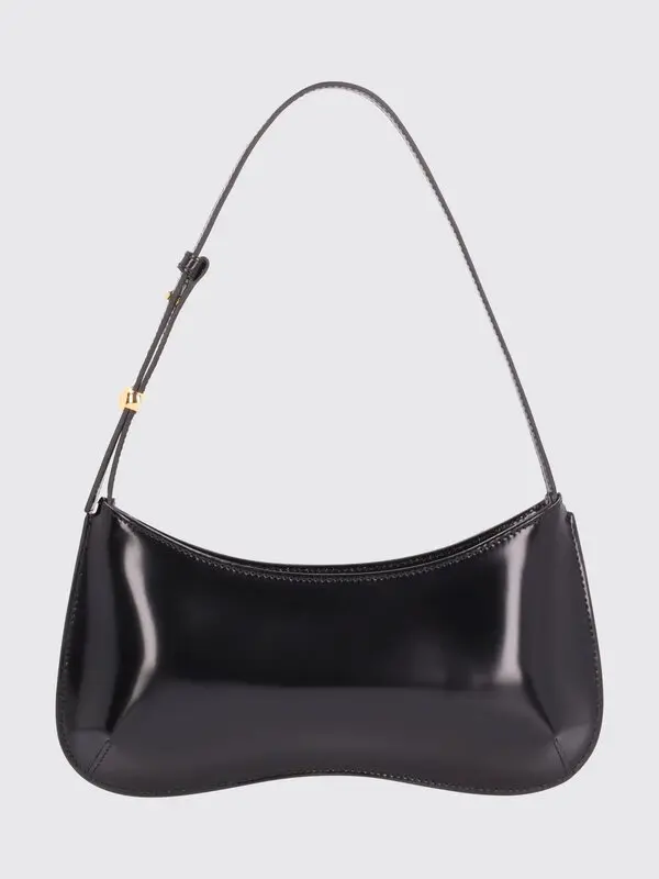 Jacquemus Le Bisou Brushed Leather Bag - Black