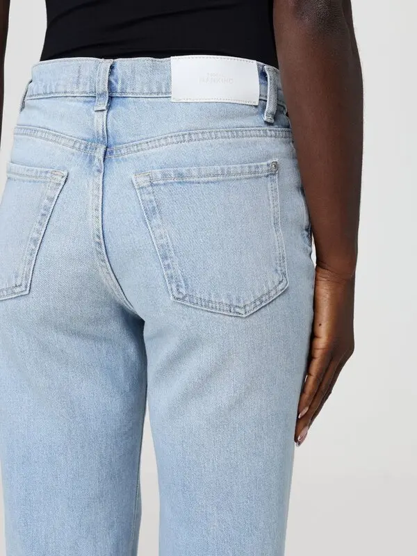 7 For All Mankind Cotton Denim Flared Jeans