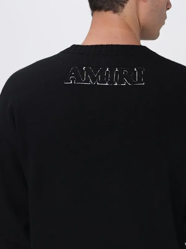 Amiri Virgin Wool Crew-neck Pullover