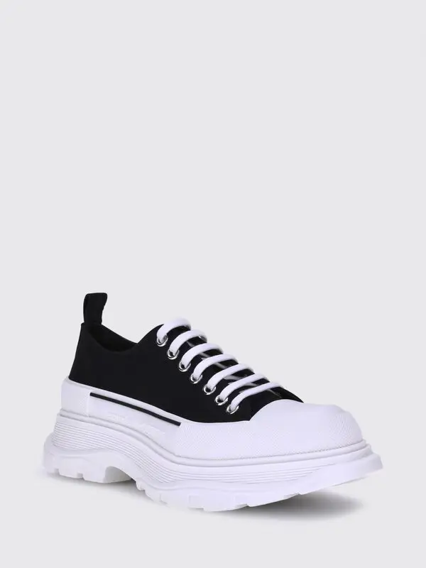 Alexander McQueen Tread Slick Cotton Canvas Sneakers