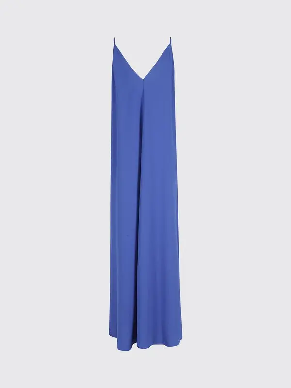GIANLUCA CAPANNOLO V-neck Crêpe Midi Slip Dress