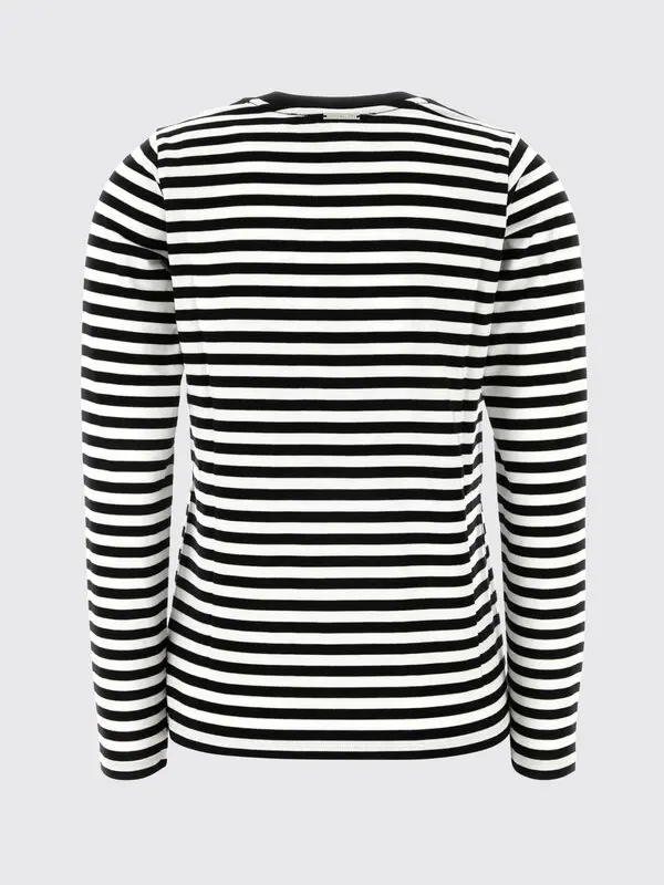 Michael Kors Striped Cotton T-shirt With Logo