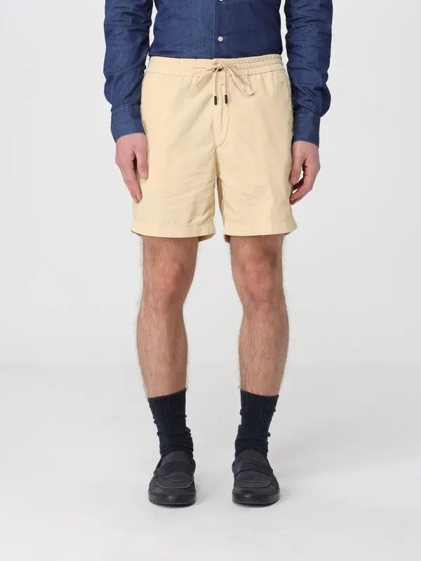 Incotex Velvet Drawstring Shorts - Blue