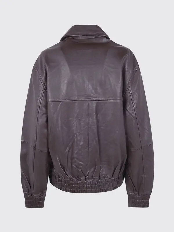 Studio Nicholson Leather Bomber Jacket