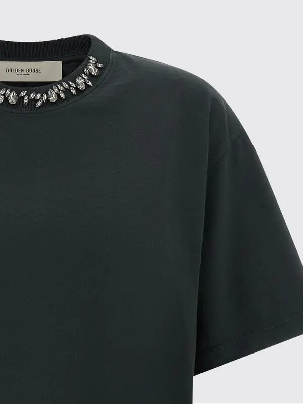 GOLDEN GOOSE Embellished Cotton T-shirt