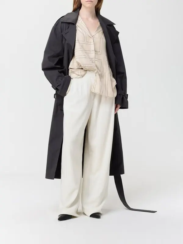 TOTEME Tailored Wide-leg Trousers - Beige