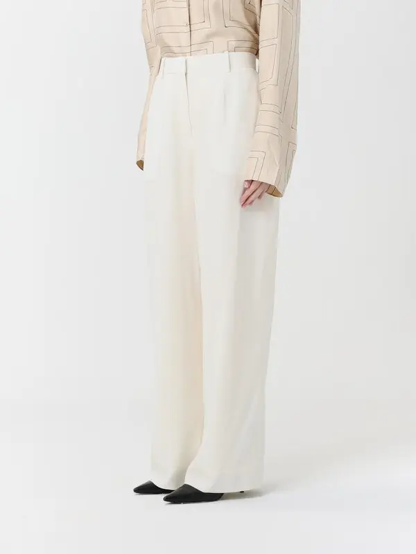 TOTEME Tailored Wide-leg Trousers - Beige