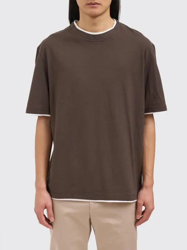 PAOLO PECORA Basic Cotton T-shirt