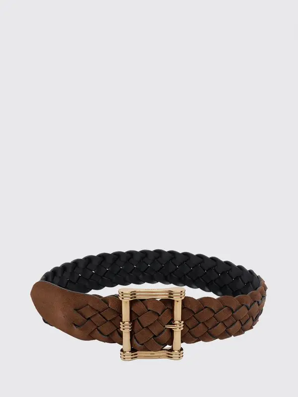 Etro Braided Suede Calf Leather Belt