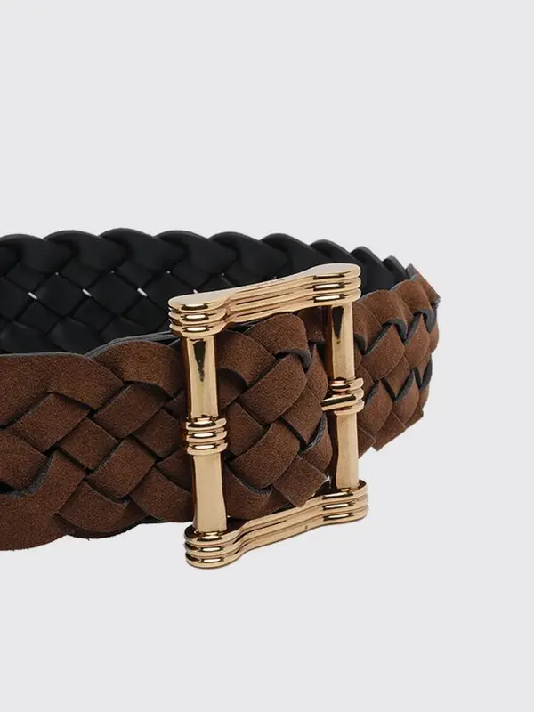 Etro Braided Suede Calf Leather Belt