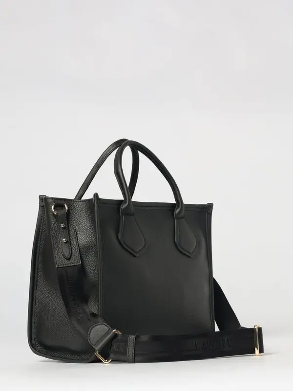 LANCEL Embellished Leather Tote Bag - Black