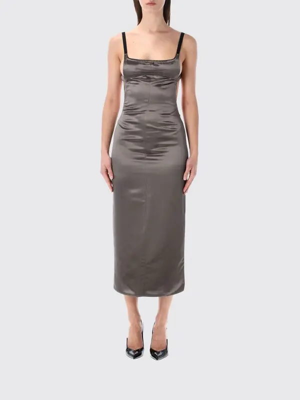 Attico Viscose Midi Dress