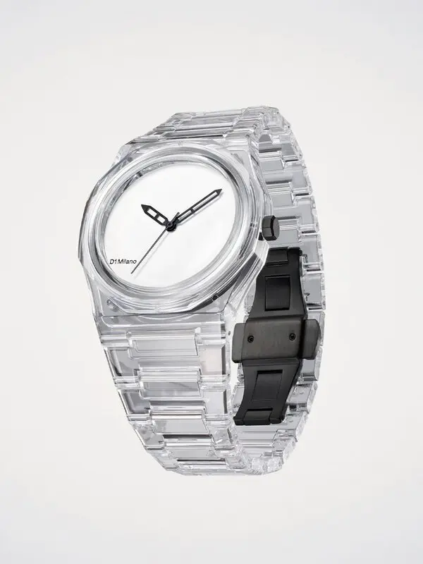 D1 MILANO Watch With Transparent Bracelet