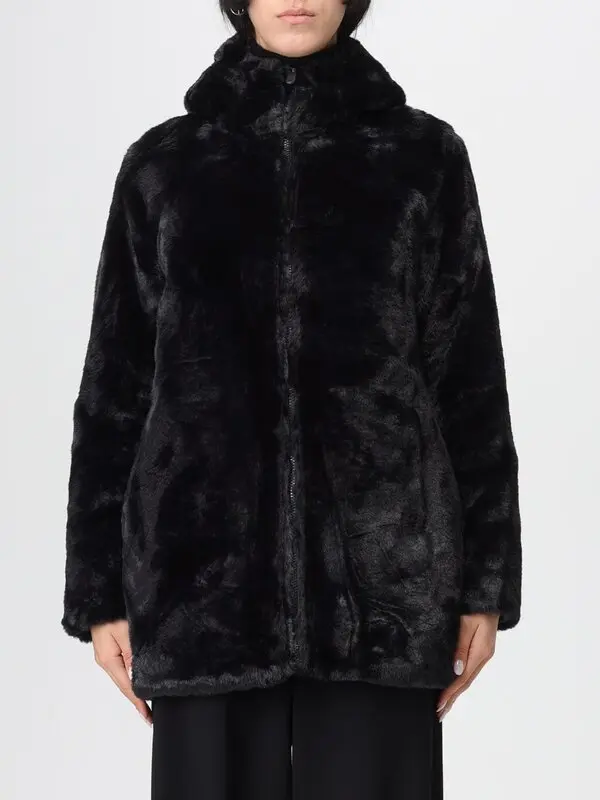 SAVE THE DUCK Faux Fur Hooded Jacket