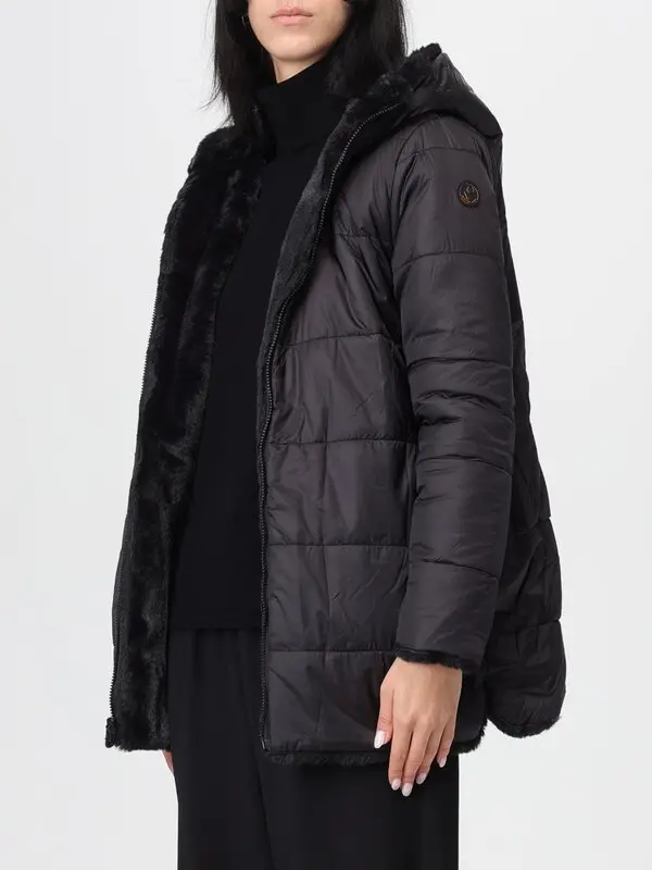 SAVE THE DUCK Faux Fur Hooded Jacket